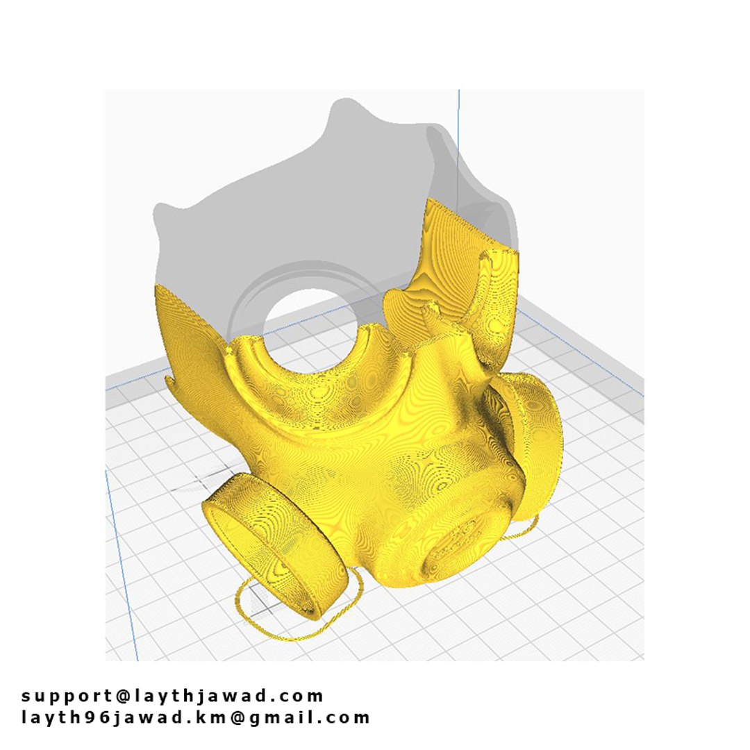 Printing Face 3D Model - TurboSquid 1542412
