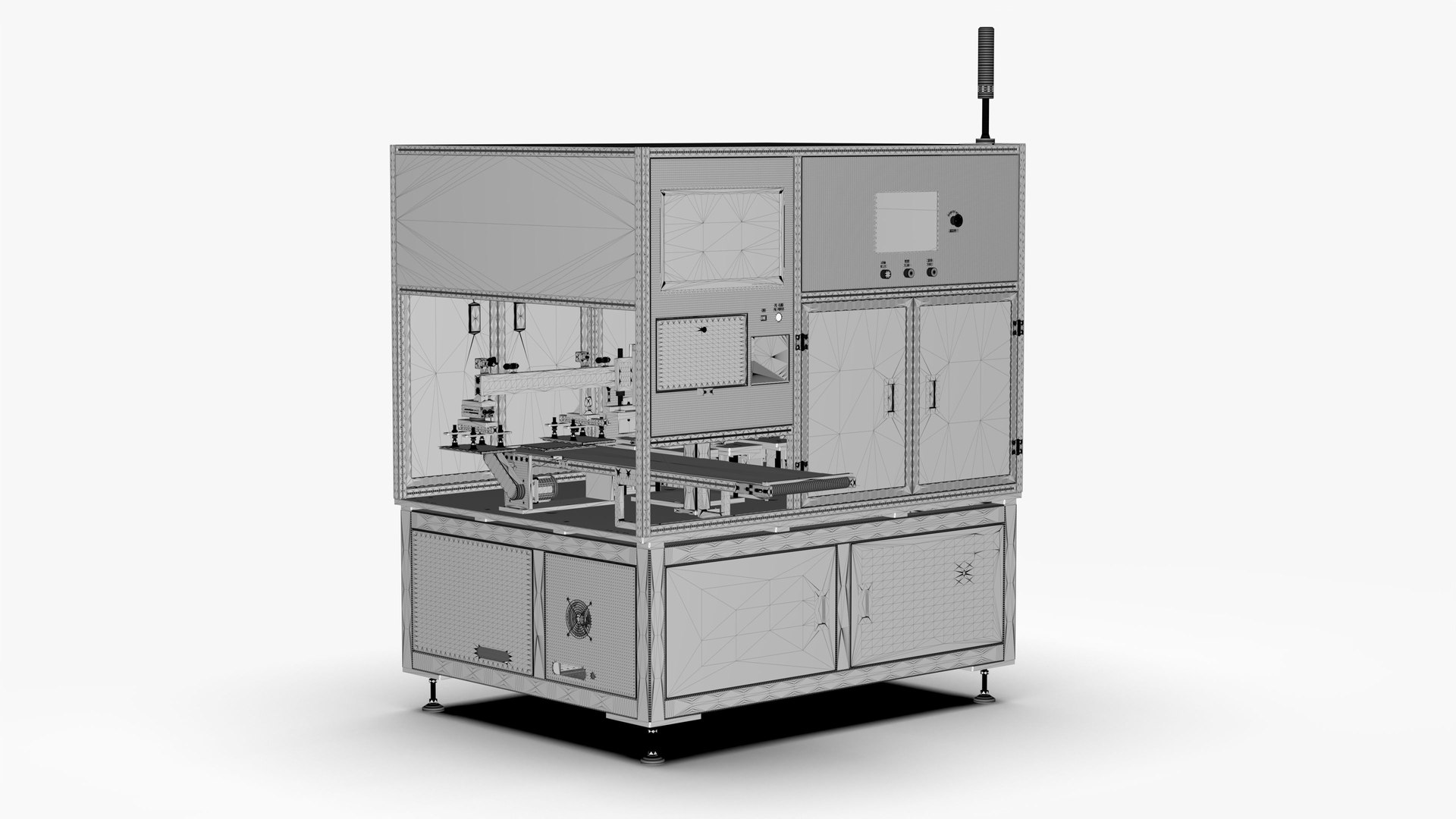 3D New Energy Battery Tab Cutting Machine - TurboSquid 2212489