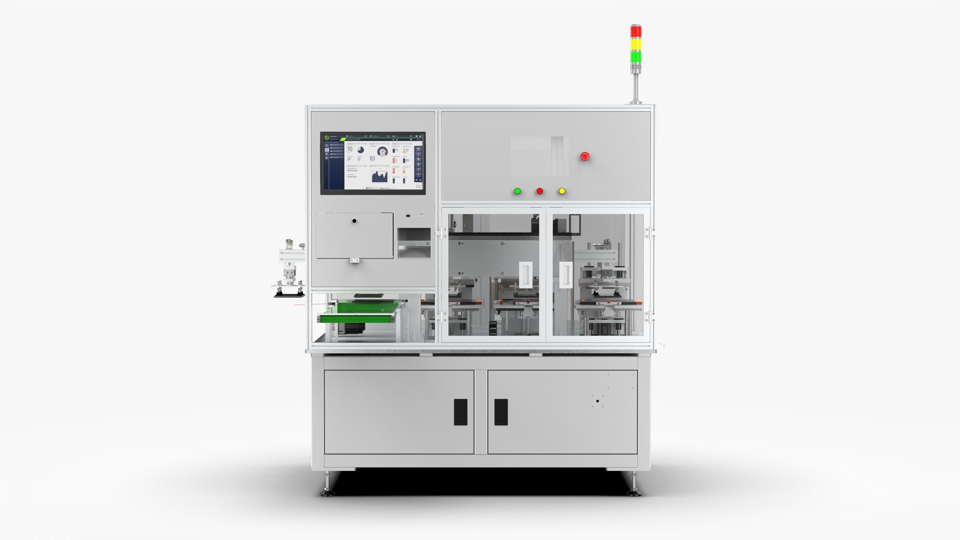 3D New Energy Battery Tab Cutting Machine - TurboSquid 2212489