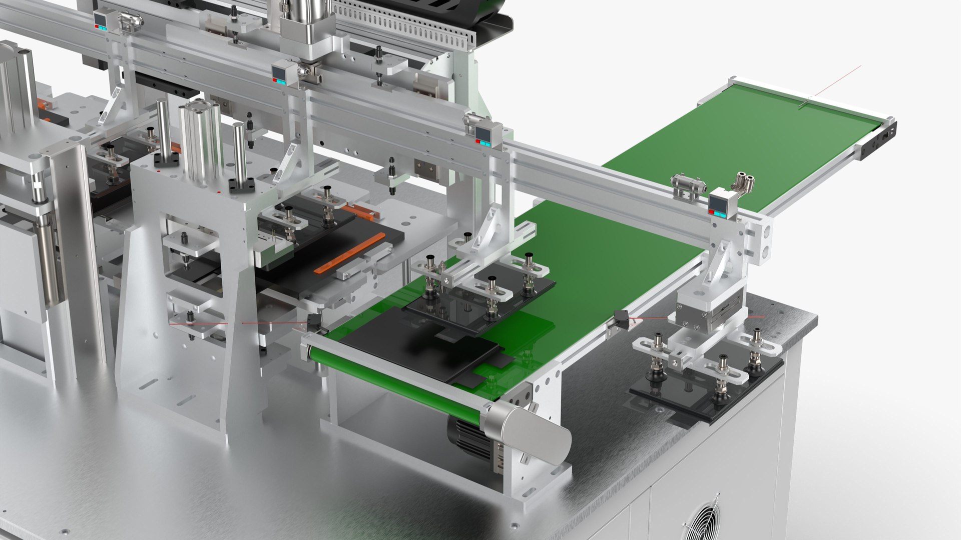 3D New Energy Battery Tab Cutting Machine - TurboSquid 2212489