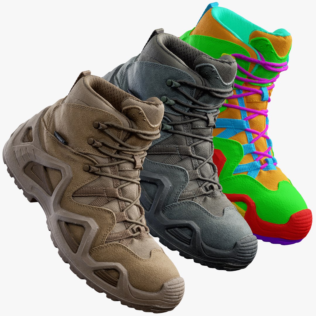 3D Army Trail Boot - TurboSquid 2374190