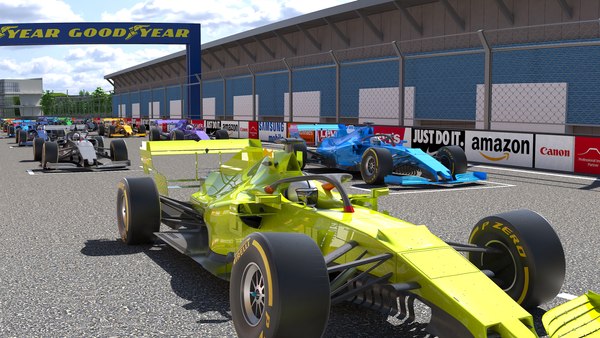 3D Dragway Stadium and F1 Race Track model - TurboSquid 1793197
