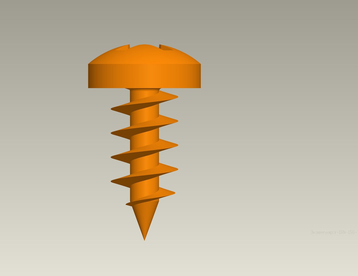 Screw Din-iso-7049-90 Obj