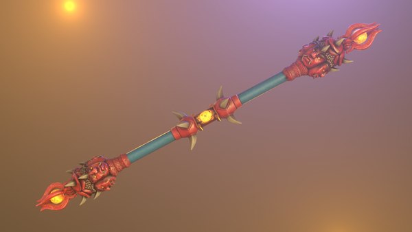 3D Fantasy Staff Pack model - TurboSquid 1723612