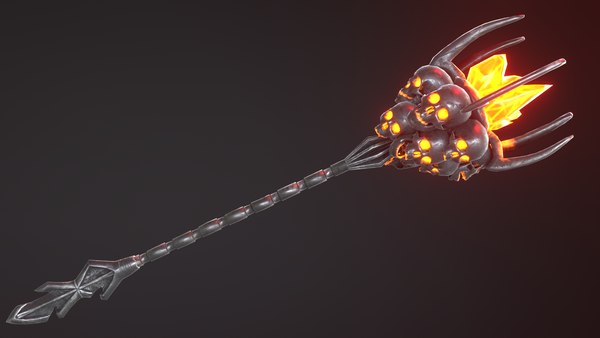 3D Fantasy Staff Pack model - TurboSquid 1723612