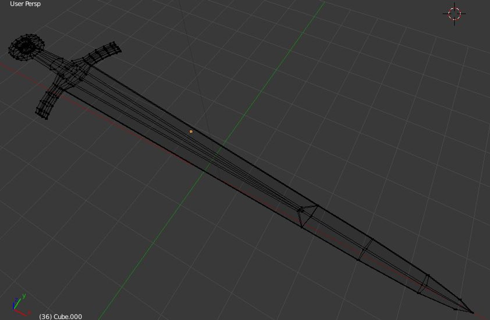 arming sword 3d model