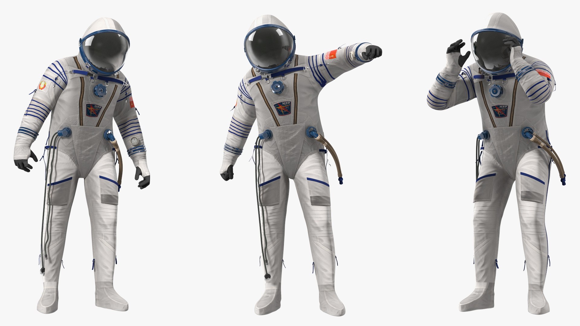 Sokol Space Suit Rigged For Cinema 4D 3D - TurboSquid 2185992