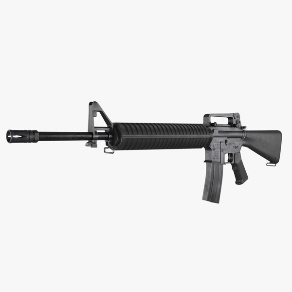 3D m16 rifle model - TurboSquid 1491604