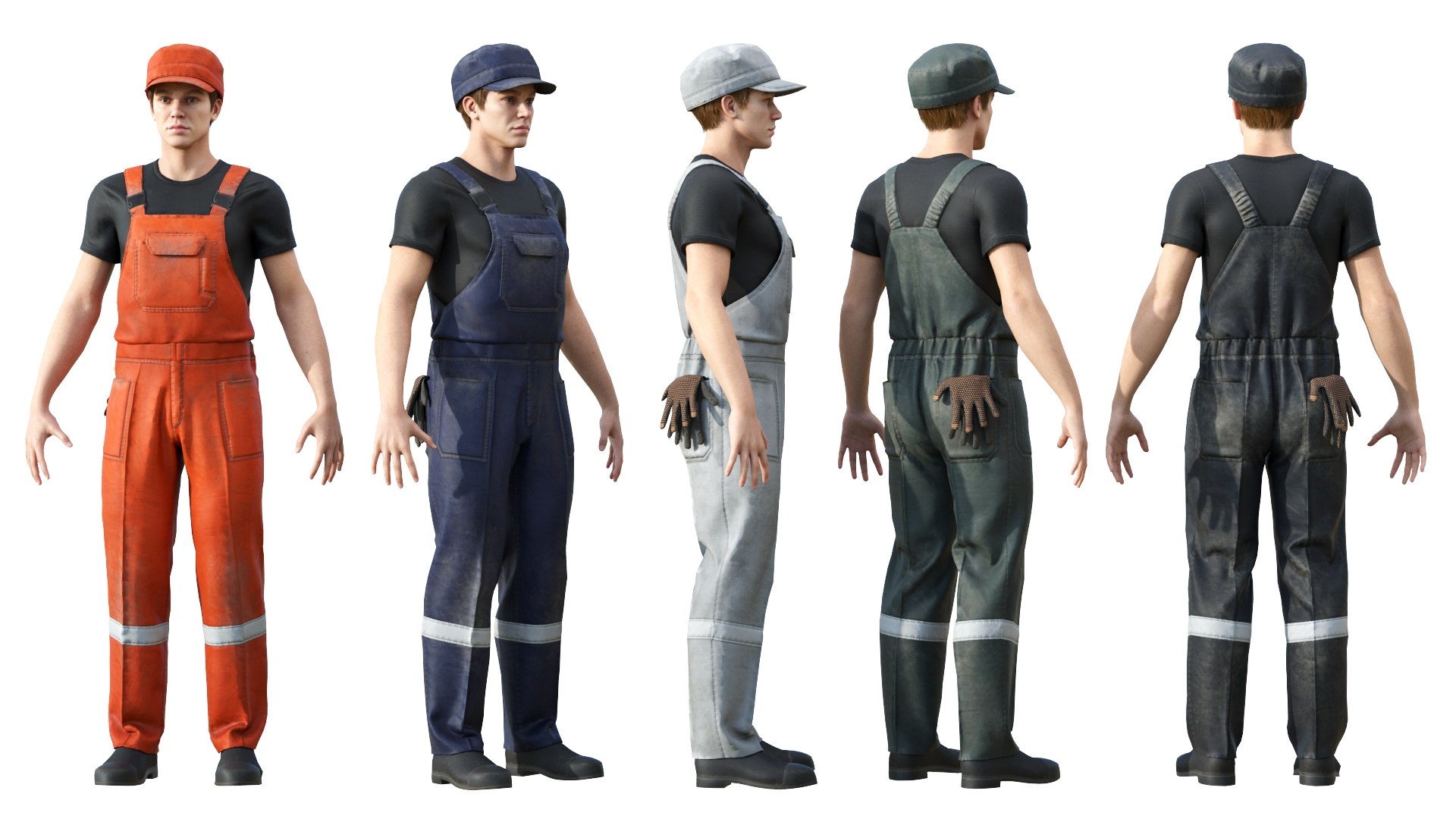 Worker model - TurboSquid 2116587