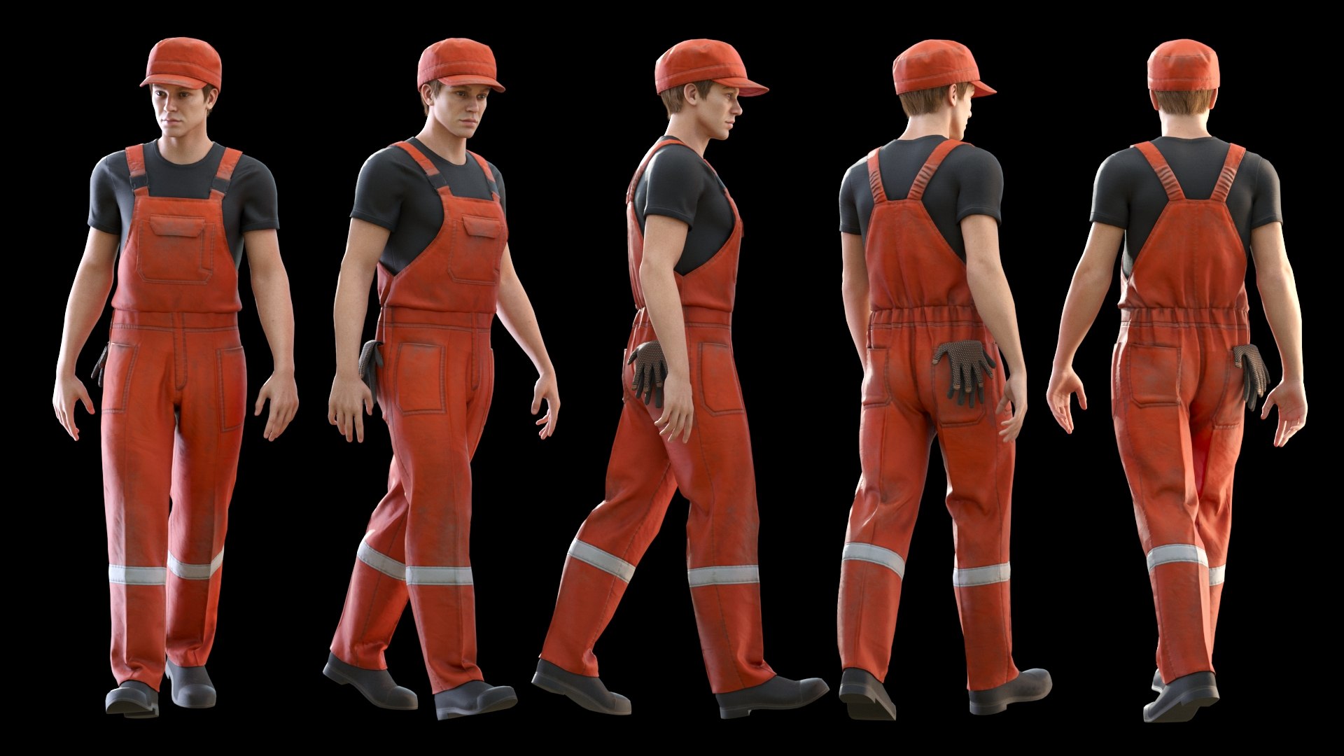 Worker model - TurboSquid 2116587