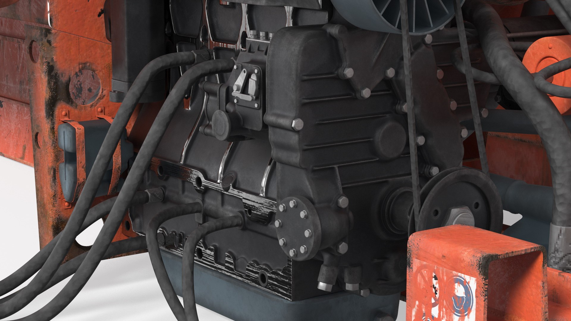 3D Portable Metal Baler Old - TurboSquid 2357053