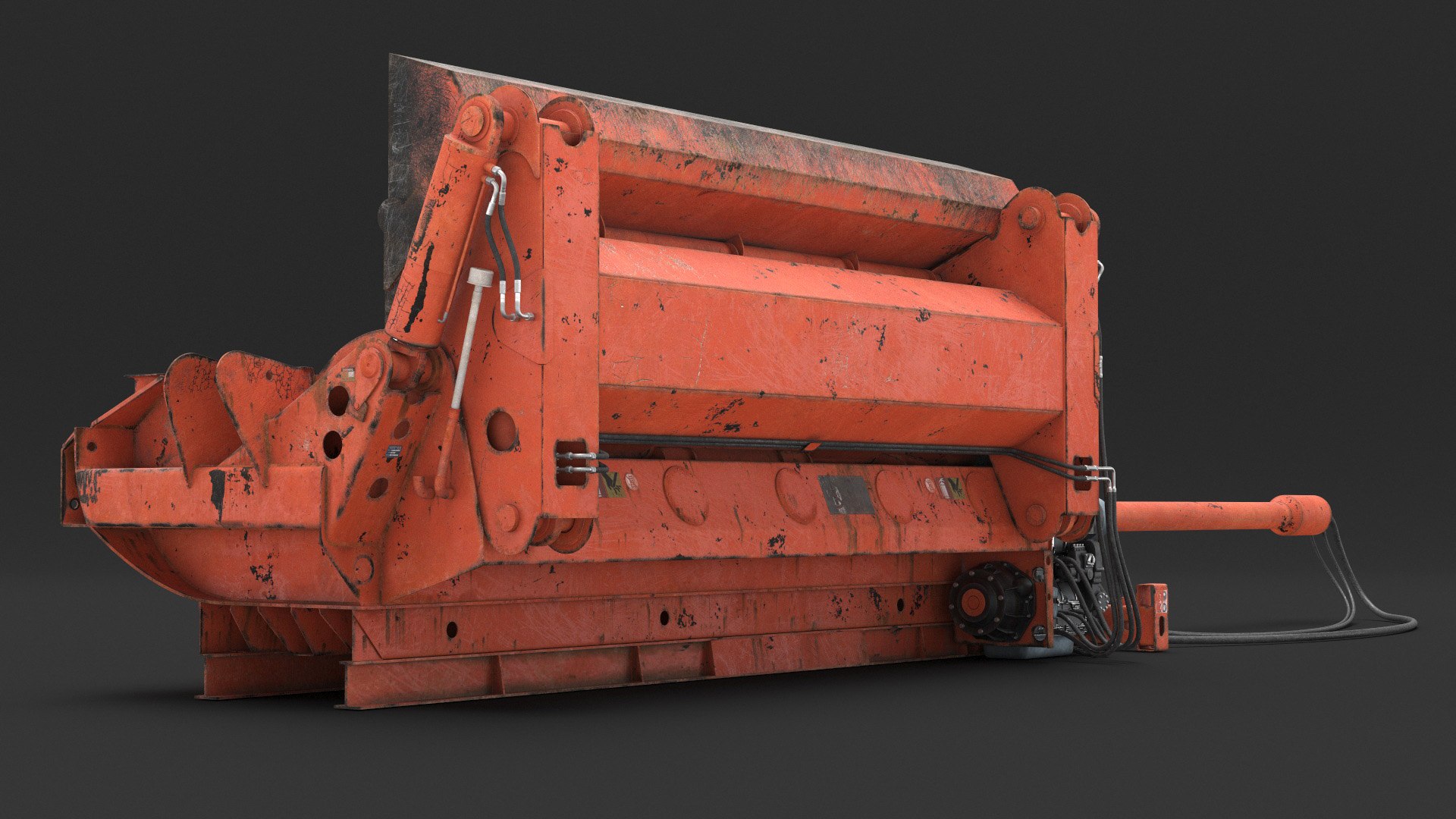 3D Portable Metal Baler Old - TurboSquid 2357053