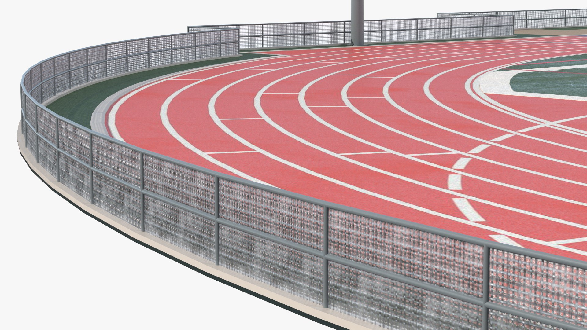 3D Athletic Running Track Stadium - TurboSquid 2163478