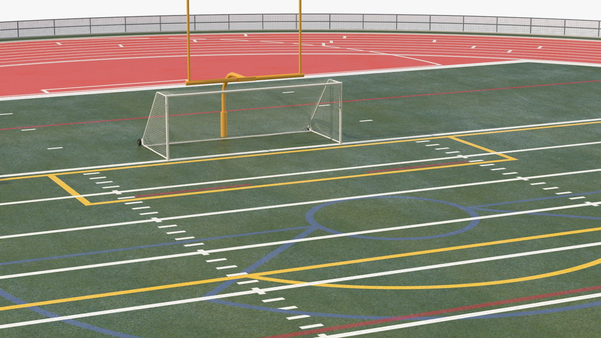 3D Athletic Running Track Stadium - TurboSquid 2163478