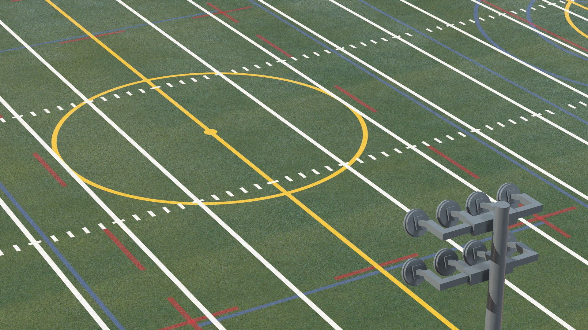 3D Athletic Running Track Stadium - TurboSquid 2163478