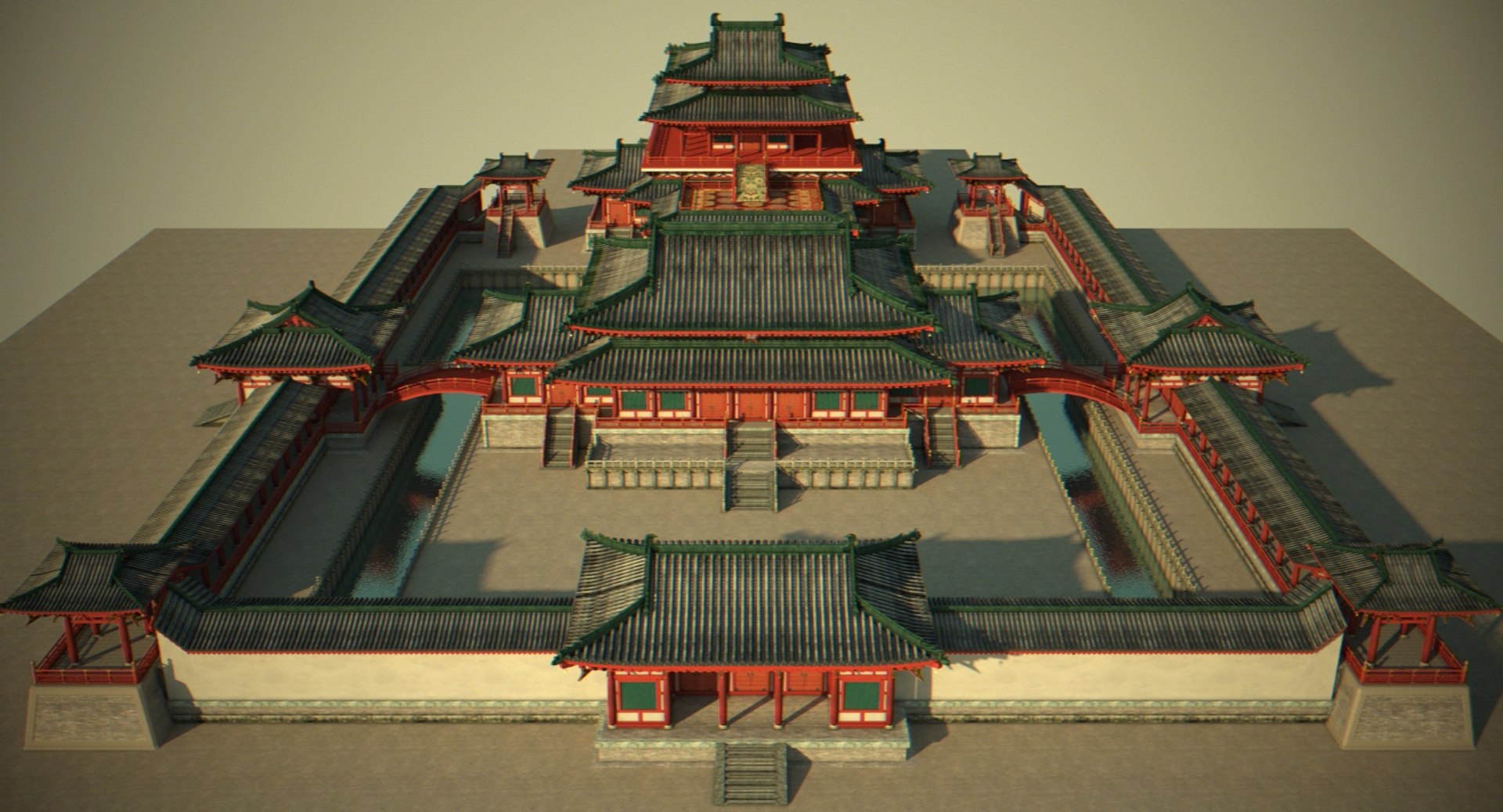 3d Model Chinese Palace