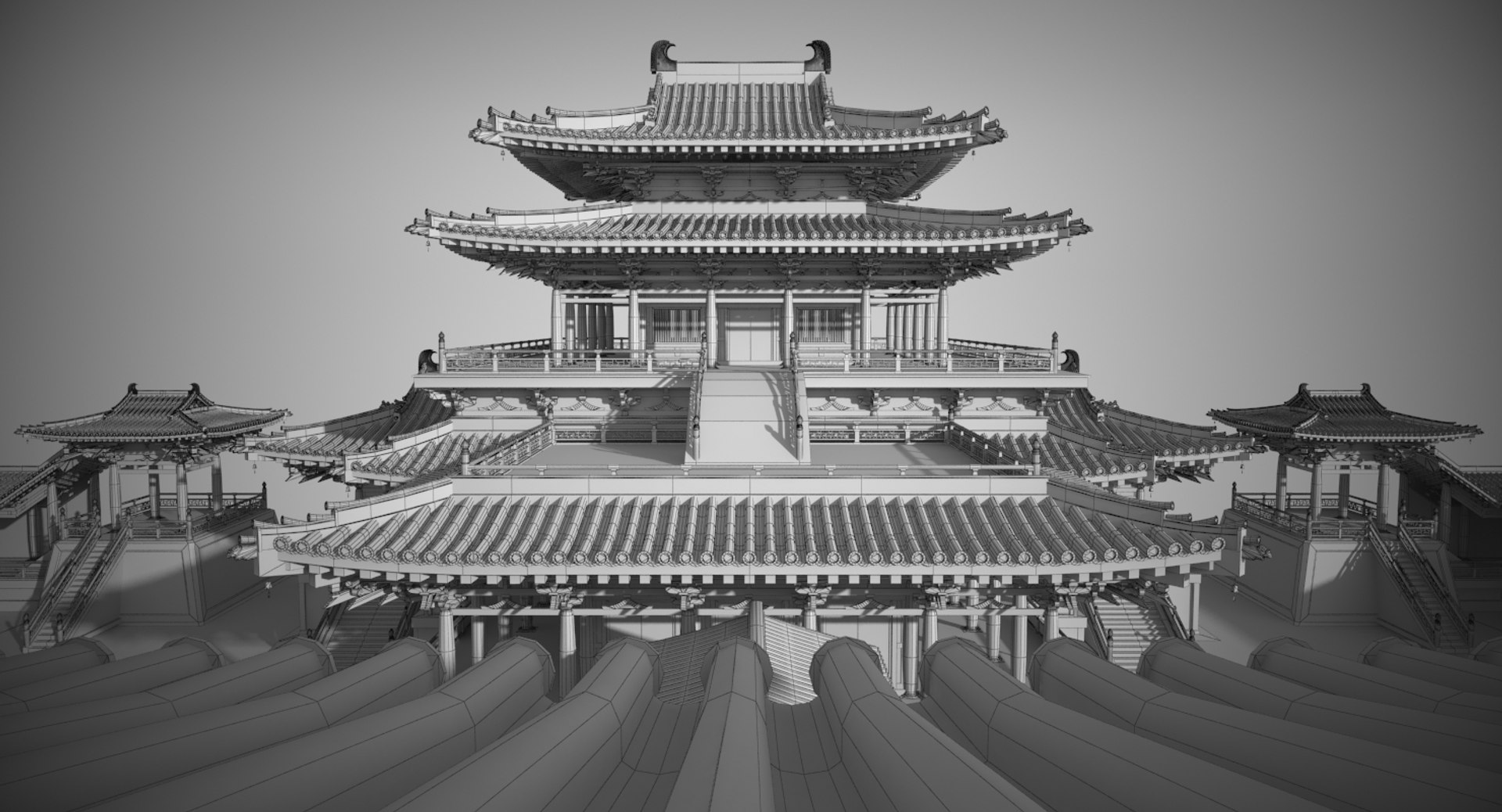3d Model Chinese Palace