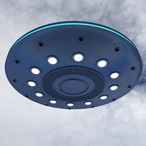 Stylized Cartoon UFO 3D model - TurboSquid 1916516