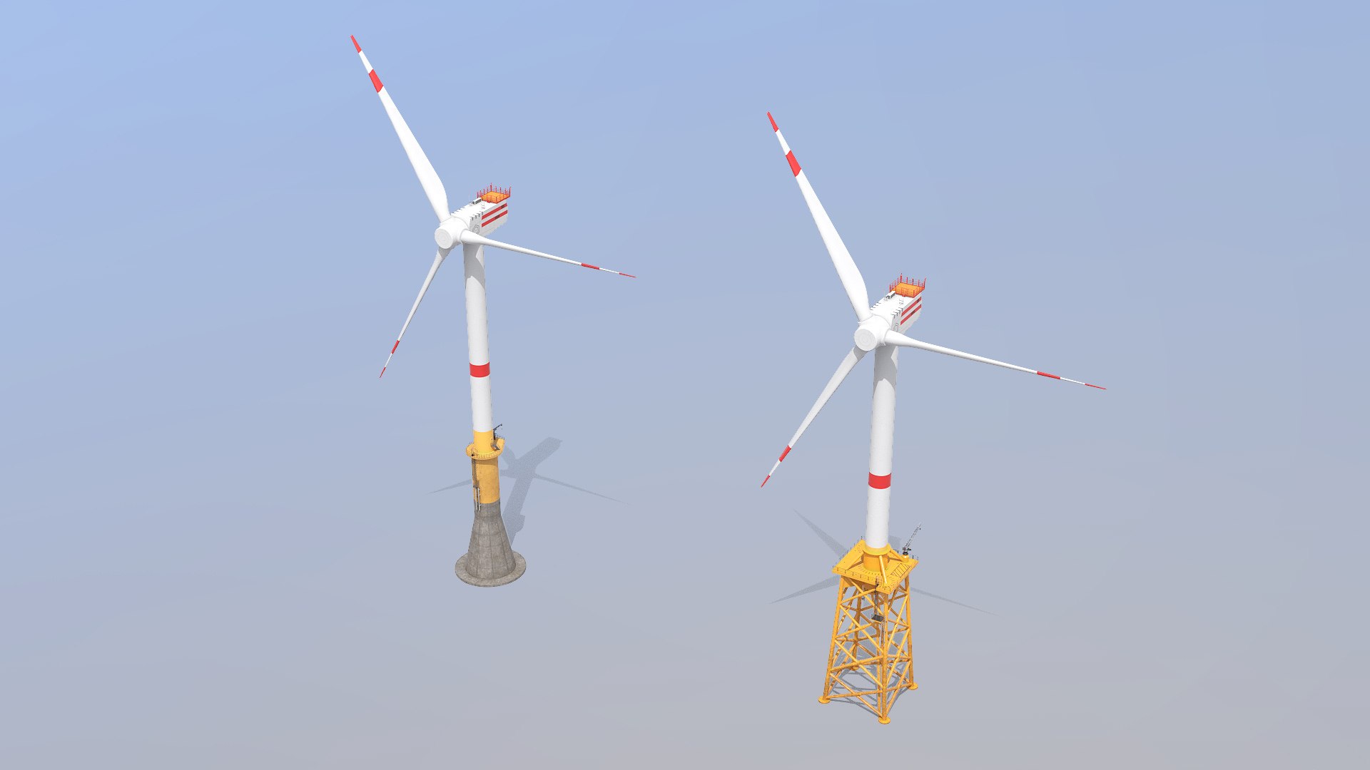 Offshore Wind Farm Model - TurboSquid 1998949