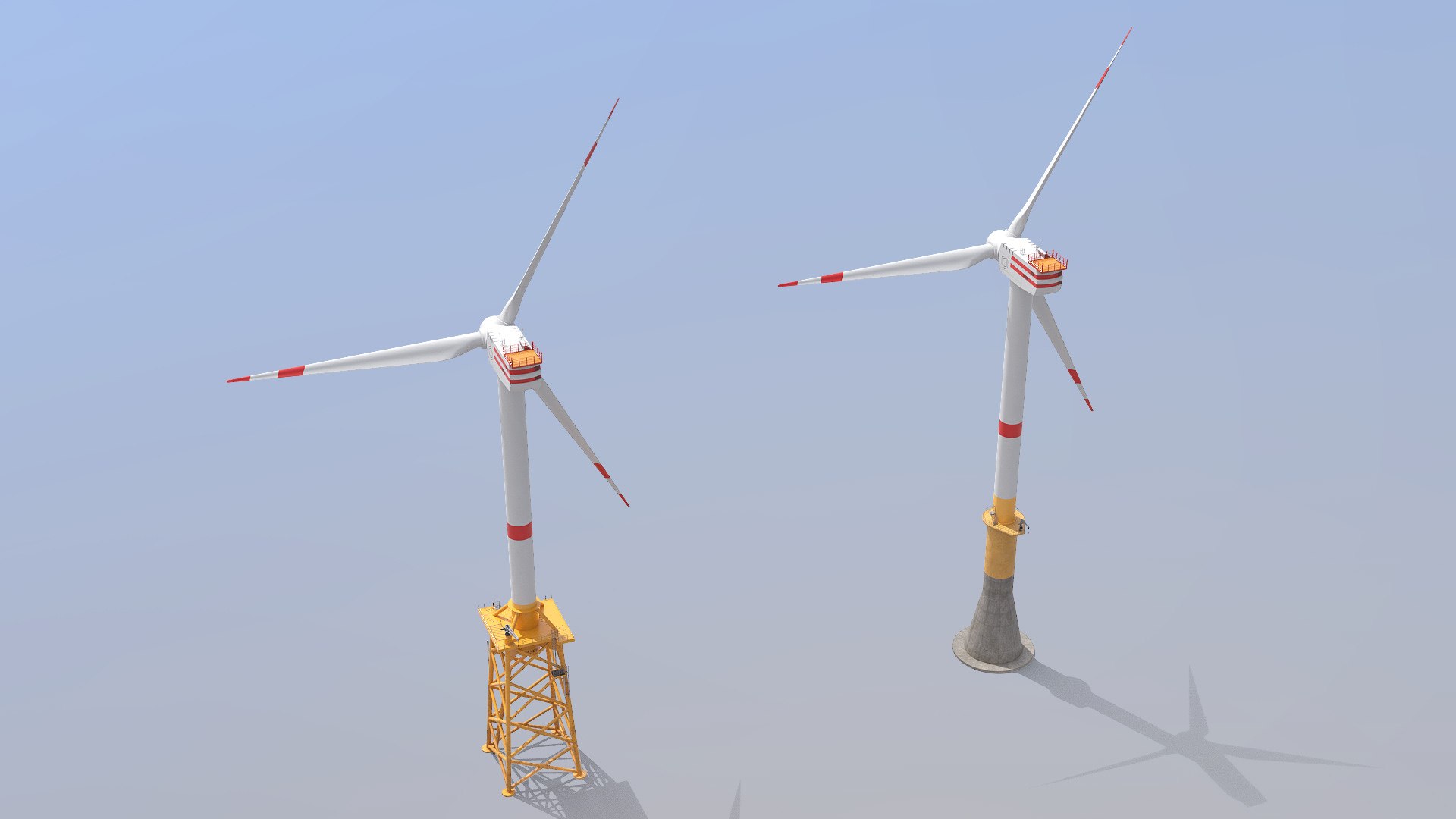 Offshore Wind Farm Model - TurboSquid 1998949