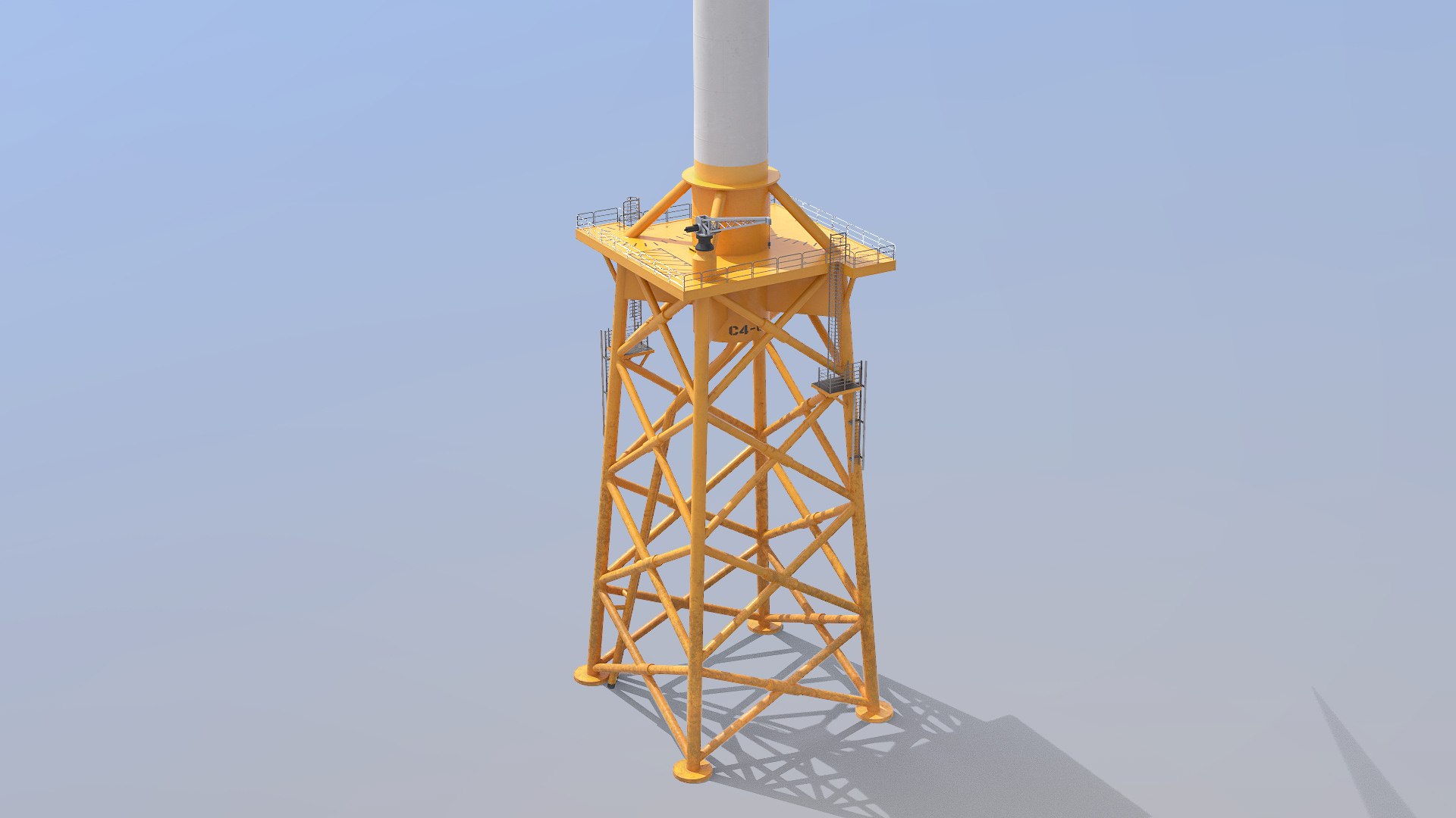 Offshore Wind Farm model - TurboSquid 1998949