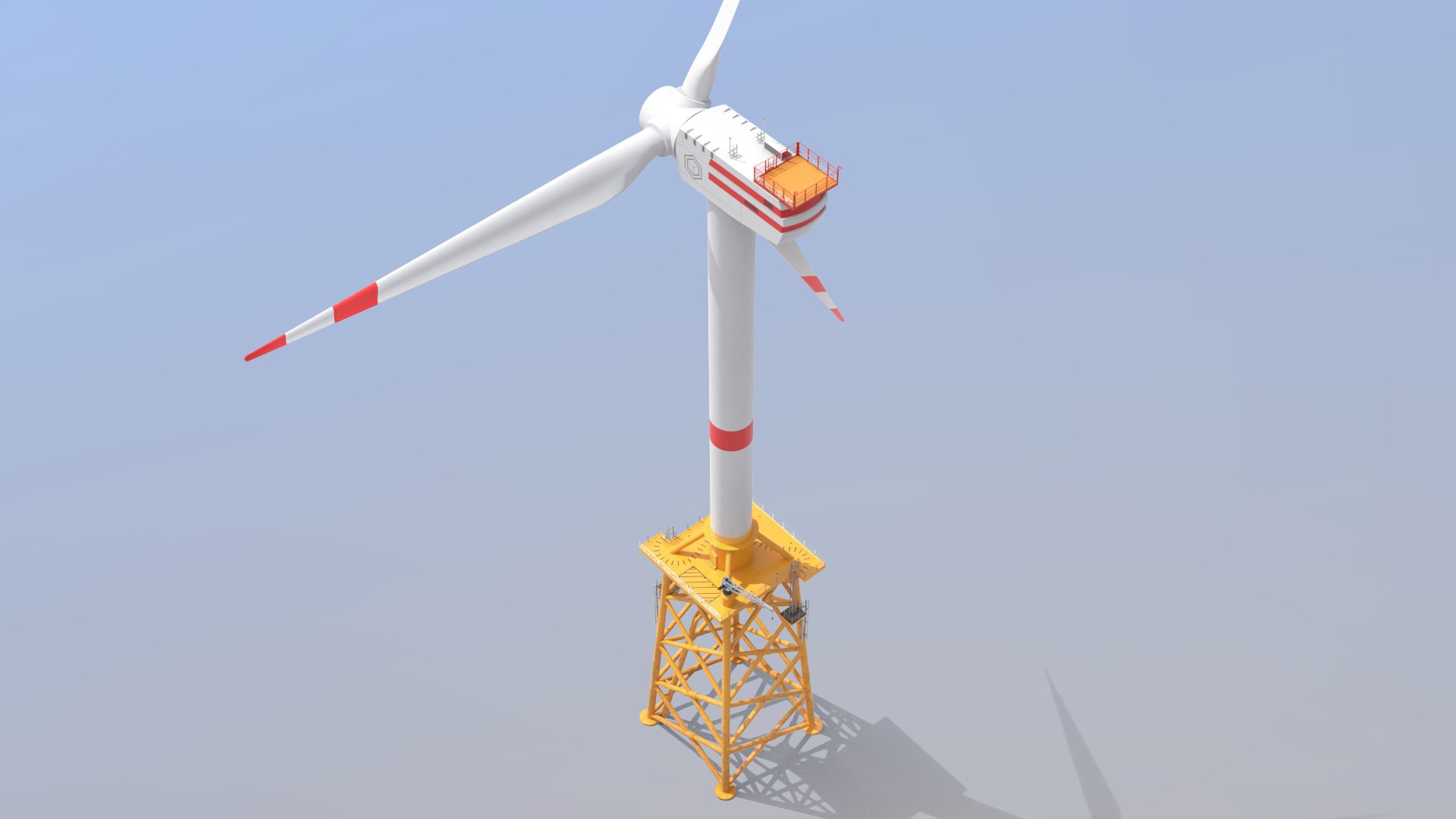 Offshore Wind Farm Model - TurboSquid 1998949