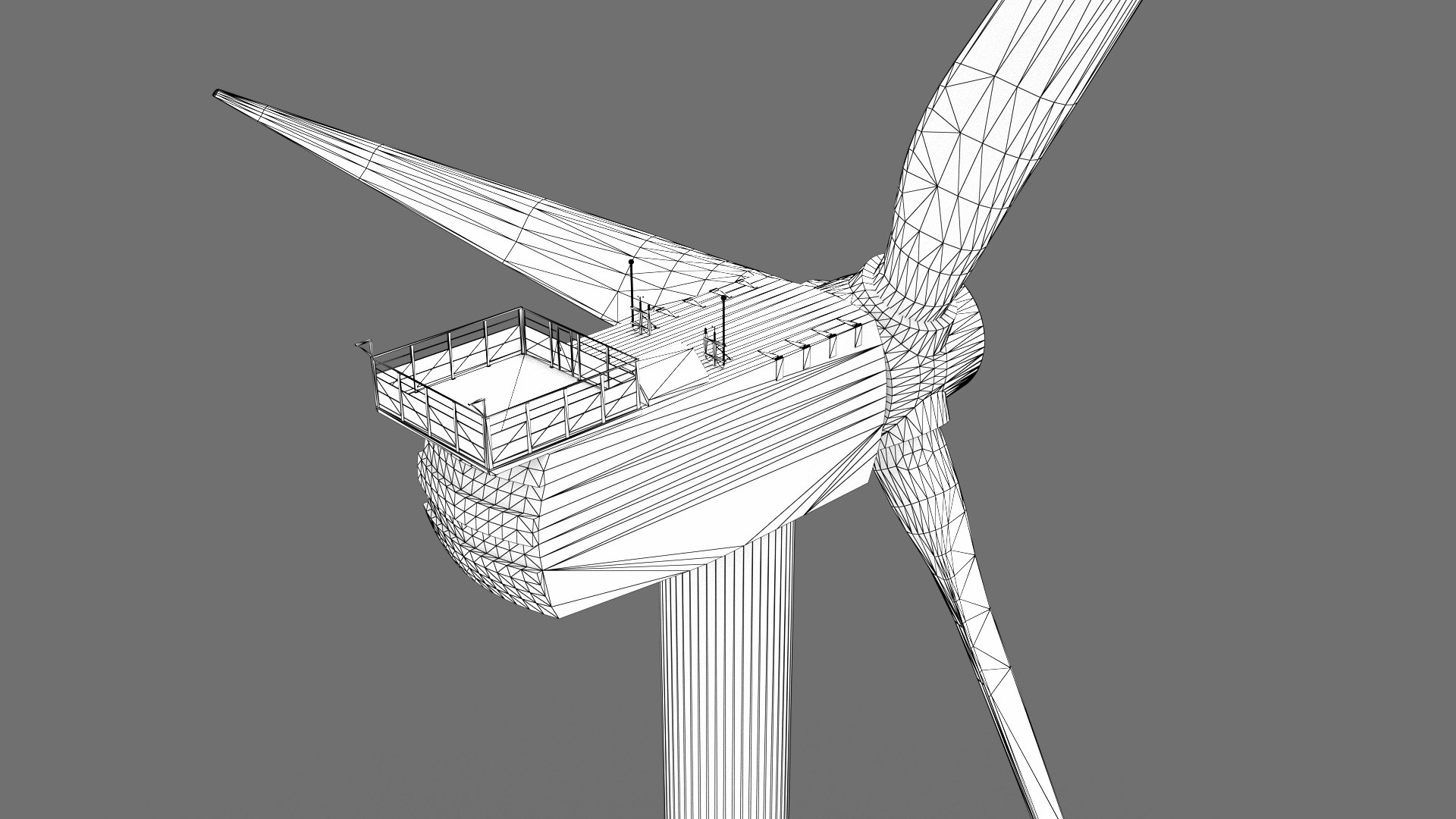 Offshore Wind Farm model - TurboSquid 1998949