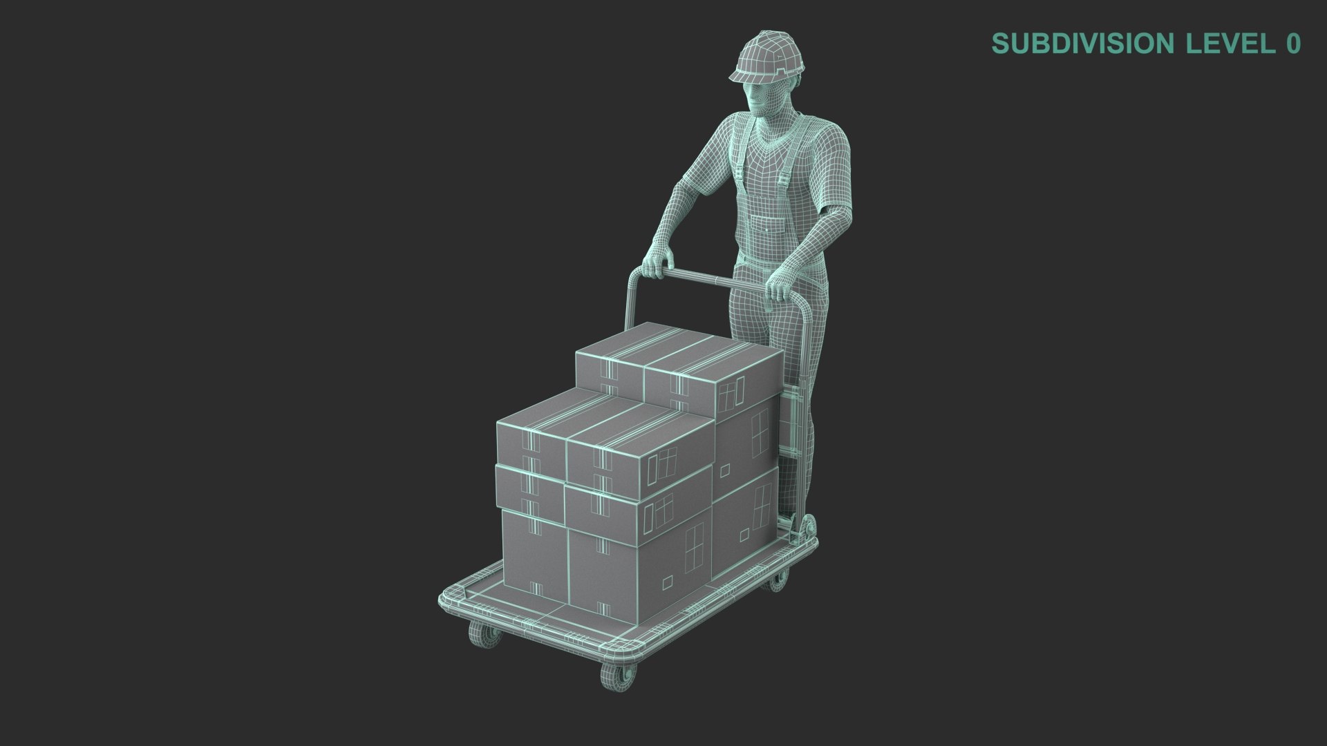 3D Model Warehouse Worker - TurboSquid 2017272