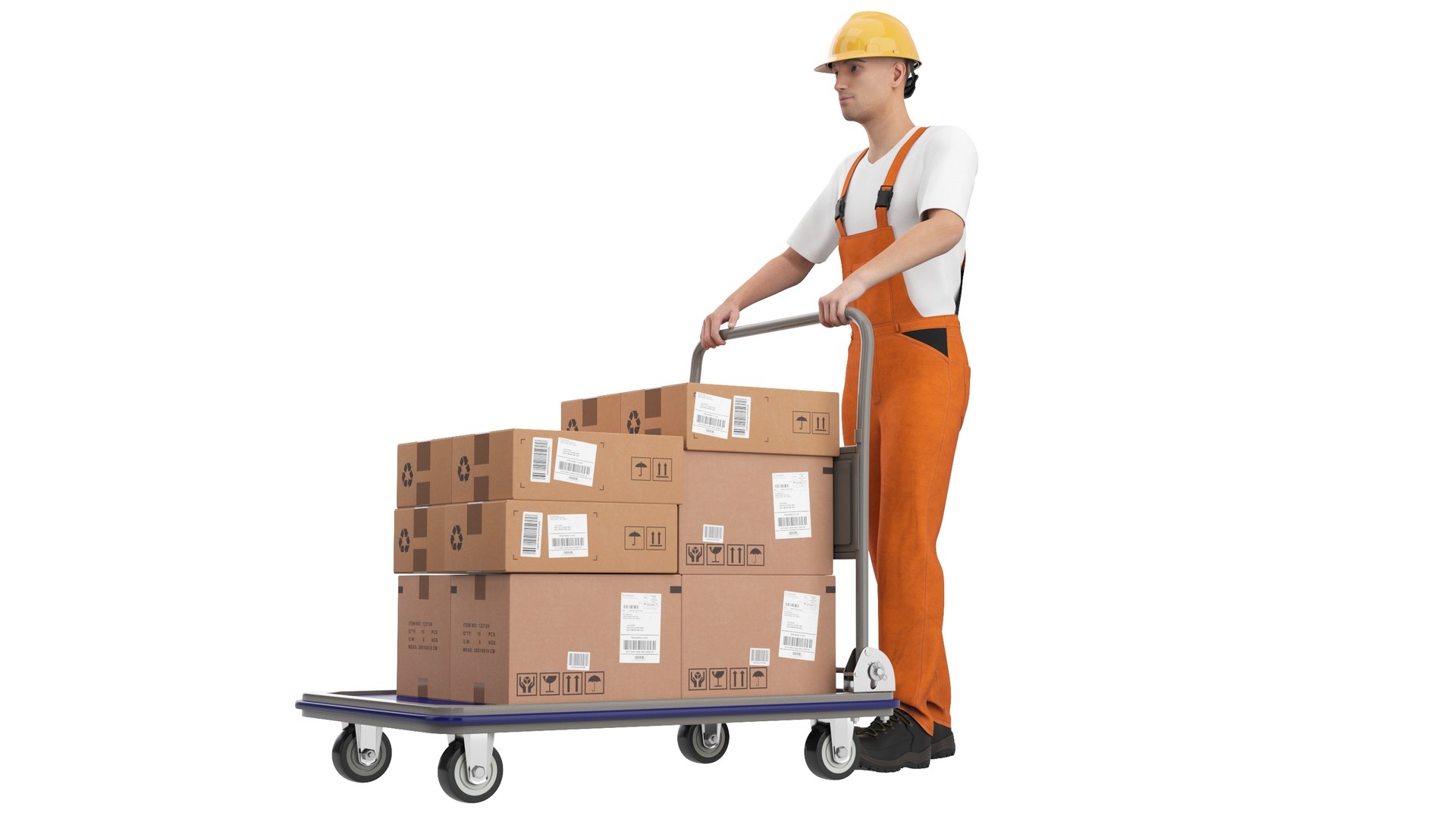 3D Model Warehouse Worker - TurboSquid 2017272