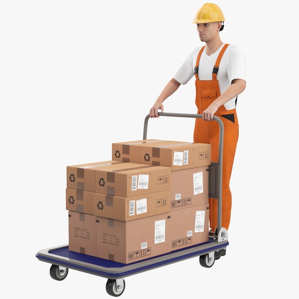 modelo 3d Trabajador de almacén - TurboSquid 2017272