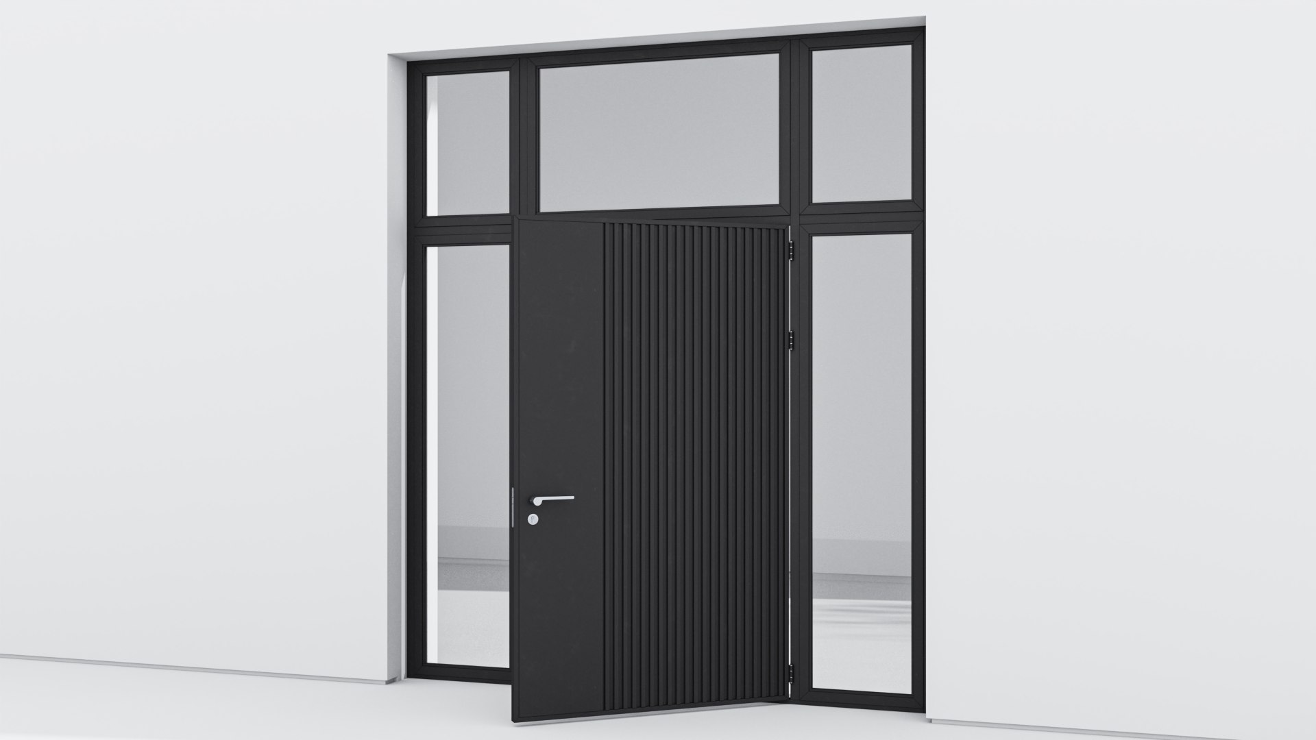 3D Aluminium Door 45 - TurboSquid 2013934