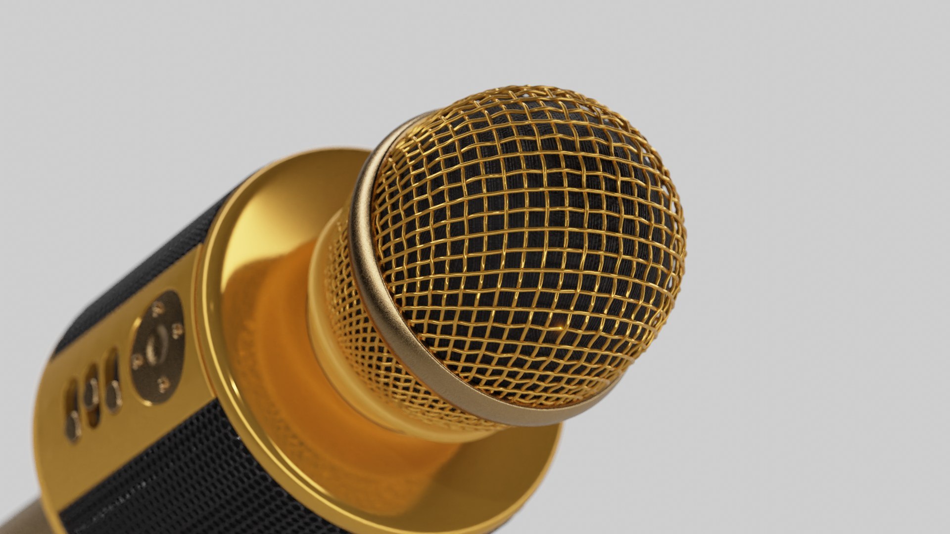 3D Model Gold Mic - TurboSquid 2014234
