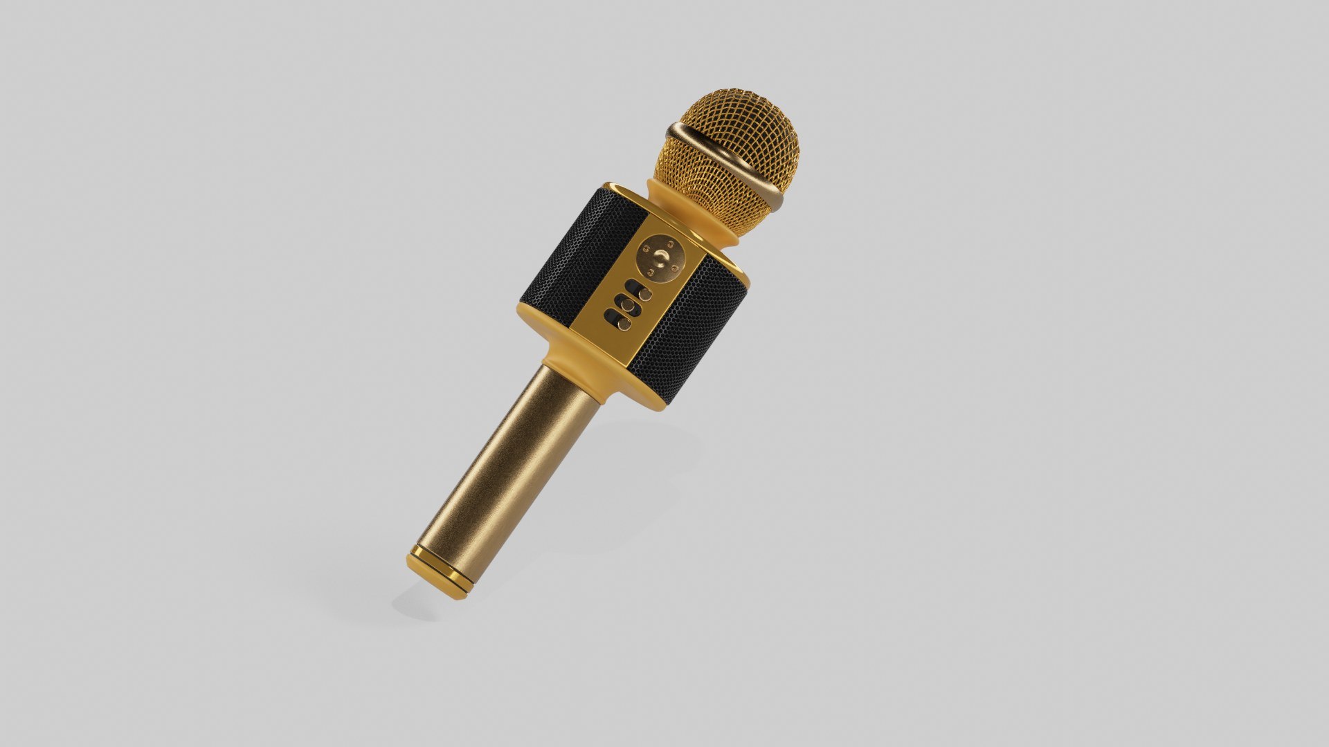 3D Model Gold Mic - TurboSquid 2014234