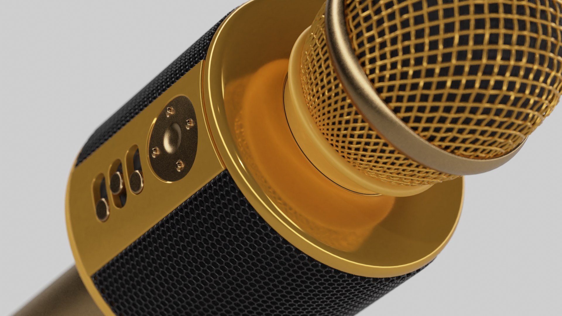 3D Model Gold Mic - TurboSquid 2014234