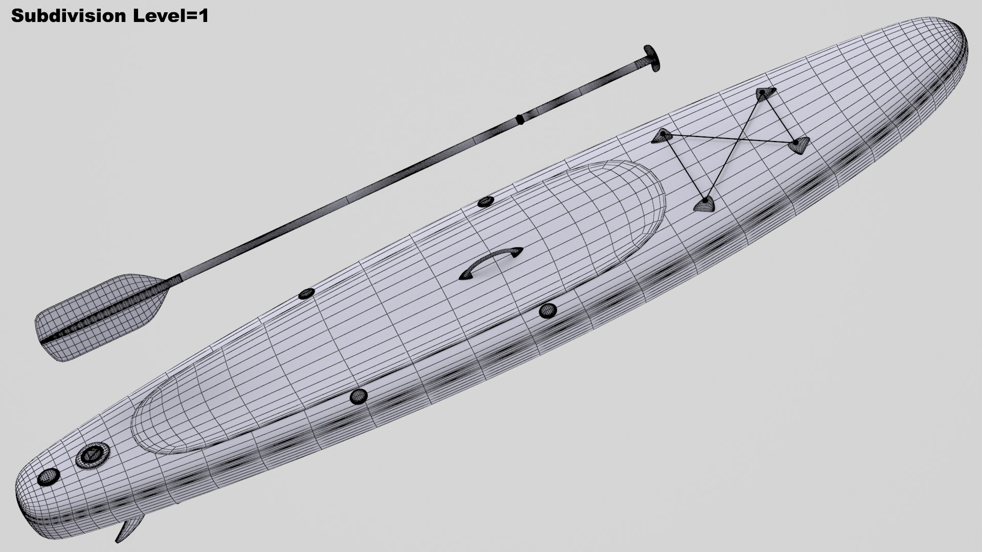 3D Stand Up Paddle Board 02 Model - TurboSquid 1912951