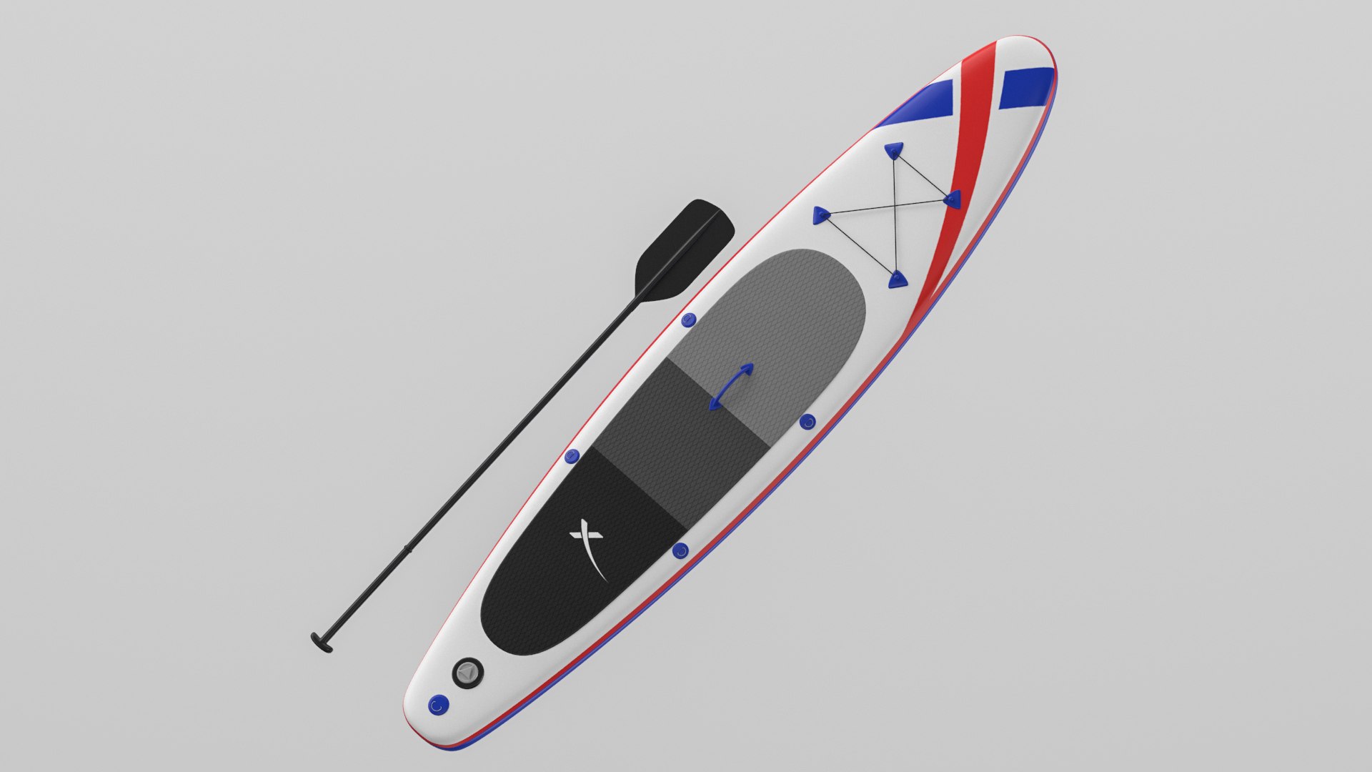 3D Stand Up Paddle Board 02 model - TurboSquid 1912951