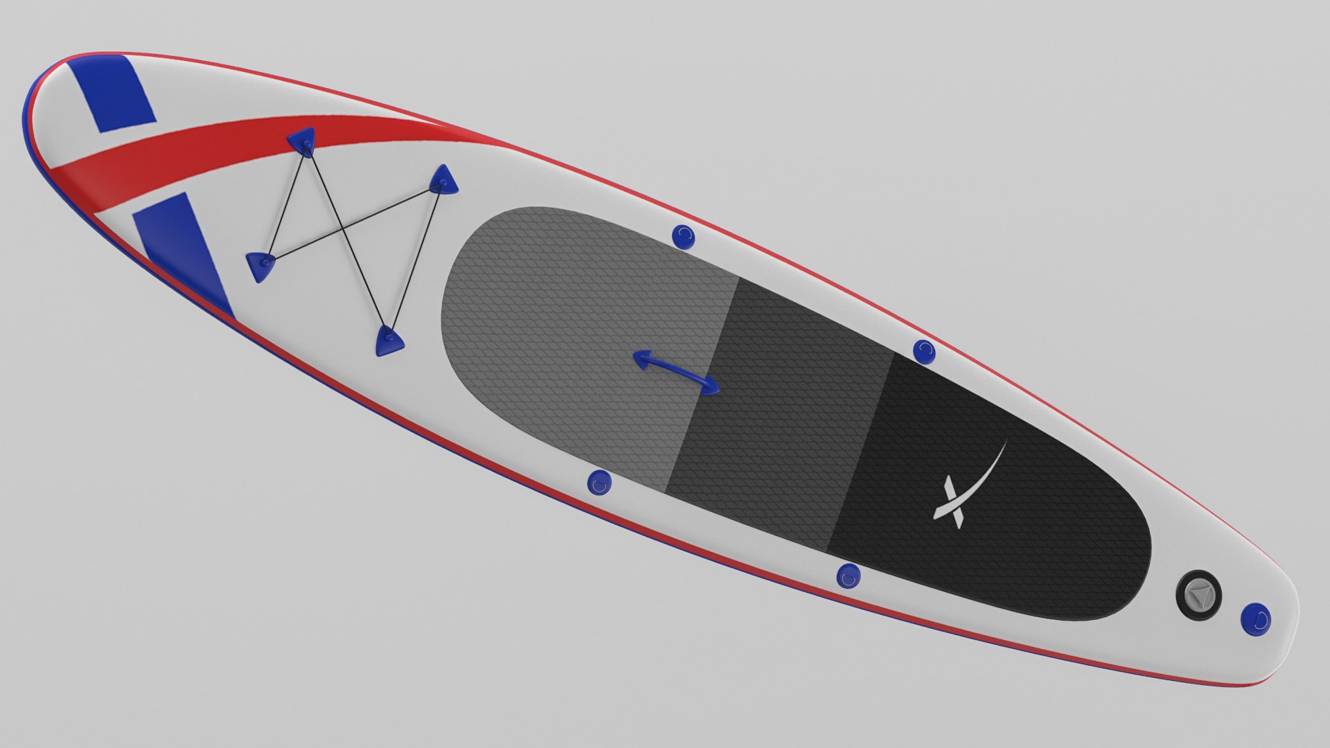 3D Stand Up Paddle Board 02 model - TurboSquid 1912951