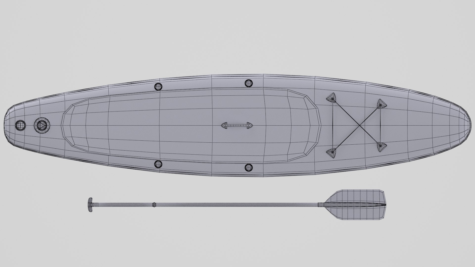 3D Stand Up Paddle Board 02 Model - TurboSquid 1912951