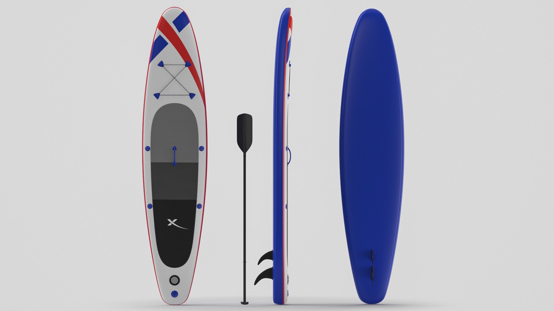 3D Stand Up Paddle Board 02 Model - TurboSquid 1912951