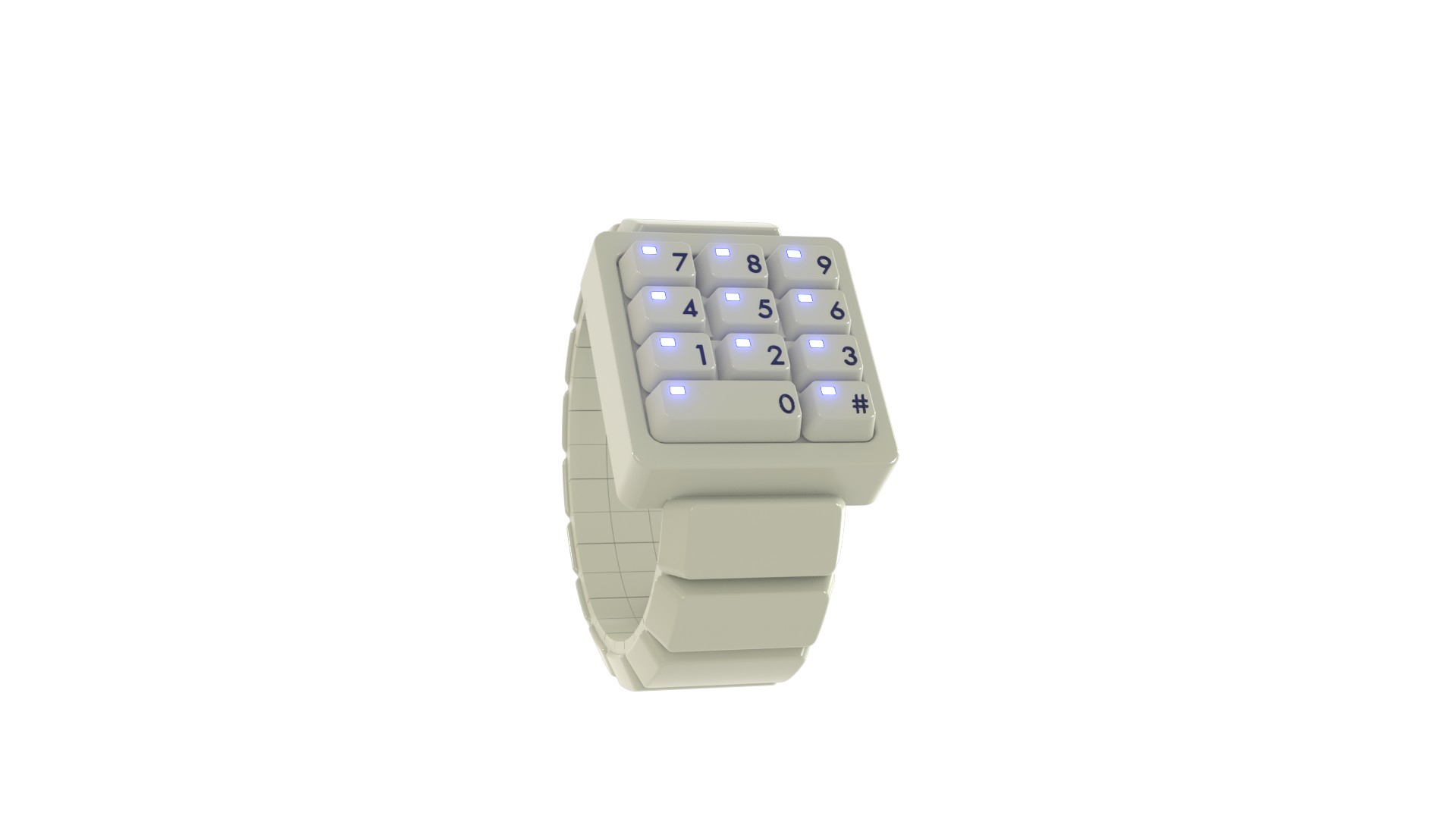 3D Keypad Watch Model - TurboSquid 1857229