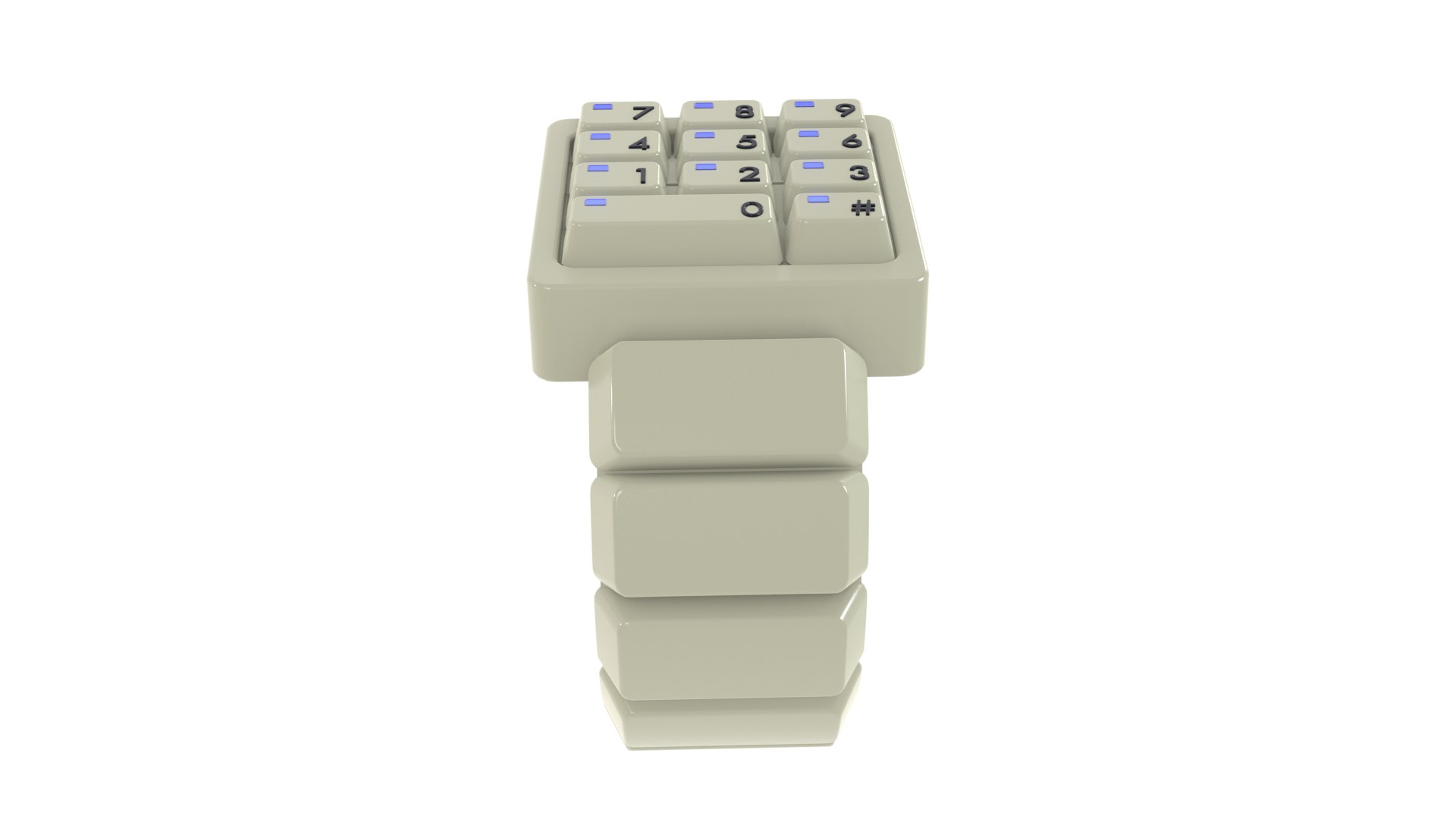 3D Keypad Watch Model - TurboSquid 1857229