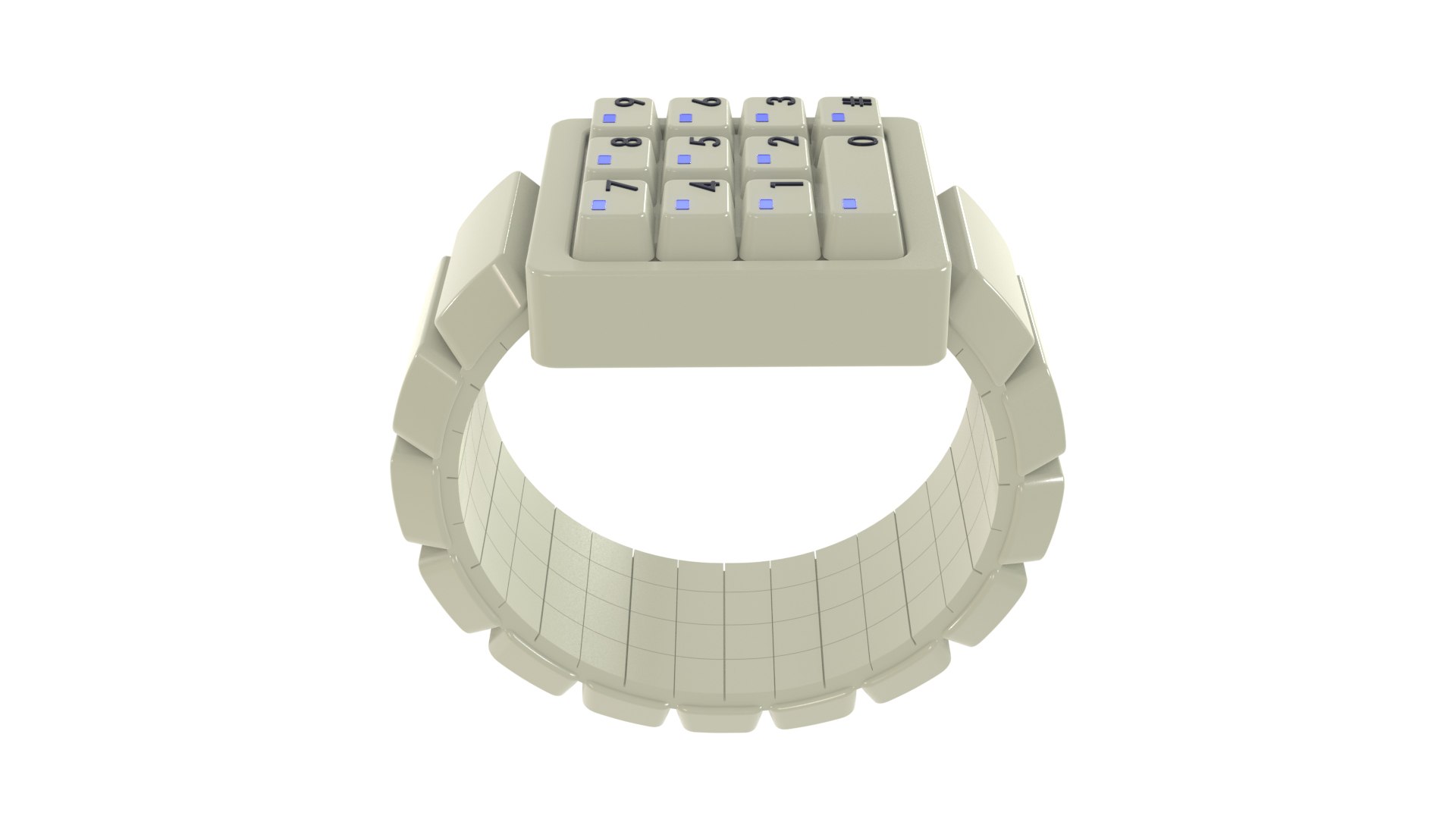 3D Keypad Watch Model - TurboSquid 1857229