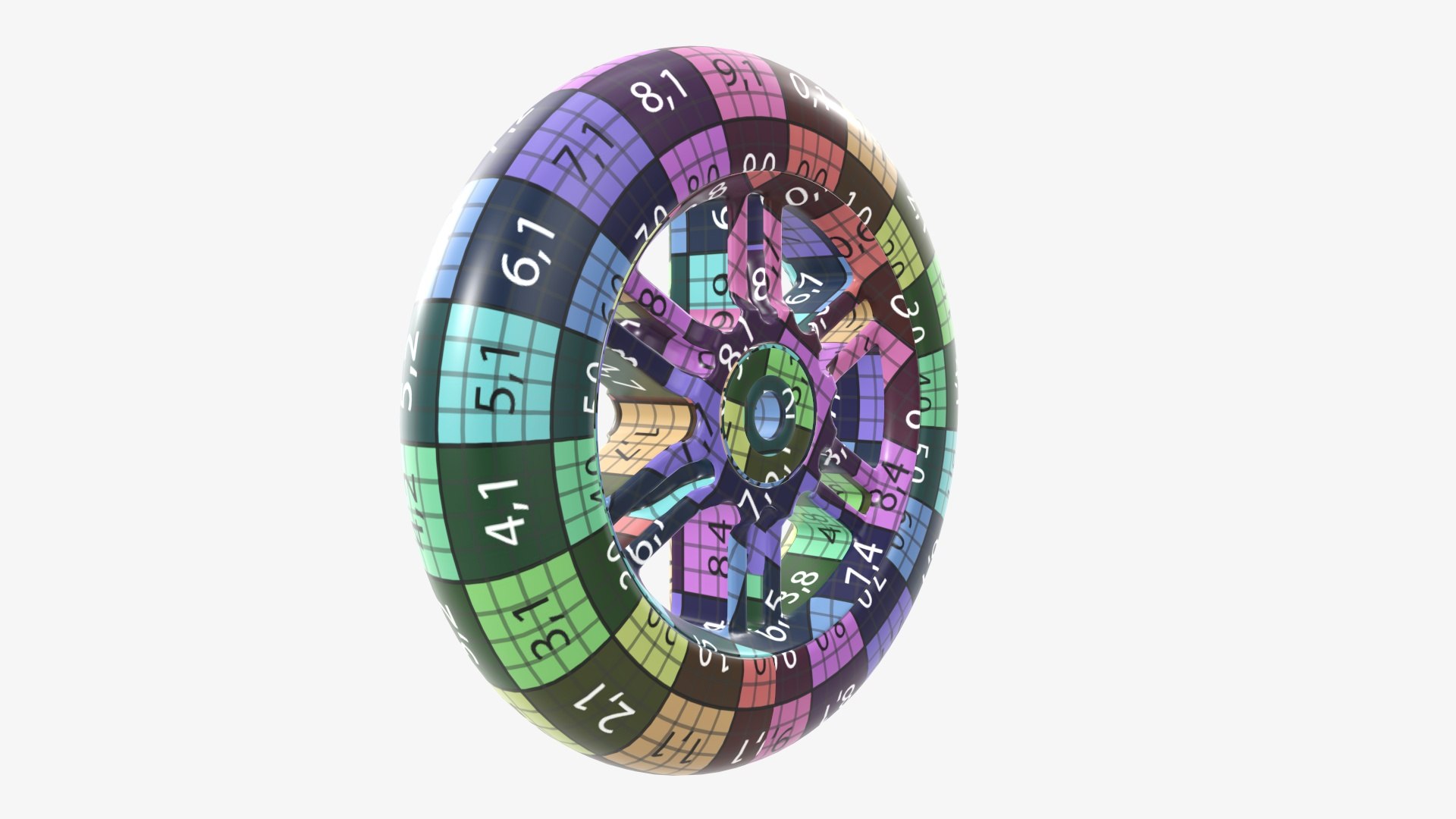 3D roller skate wheel model - TurboSquid 1686088