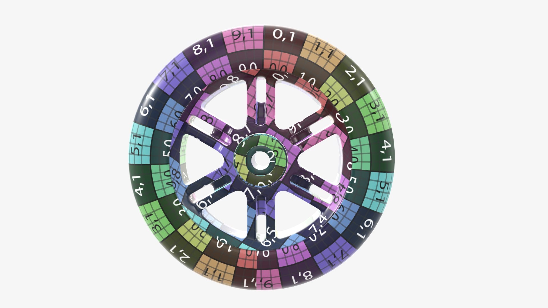 3D roller skate wheel model - TurboSquid 1686088