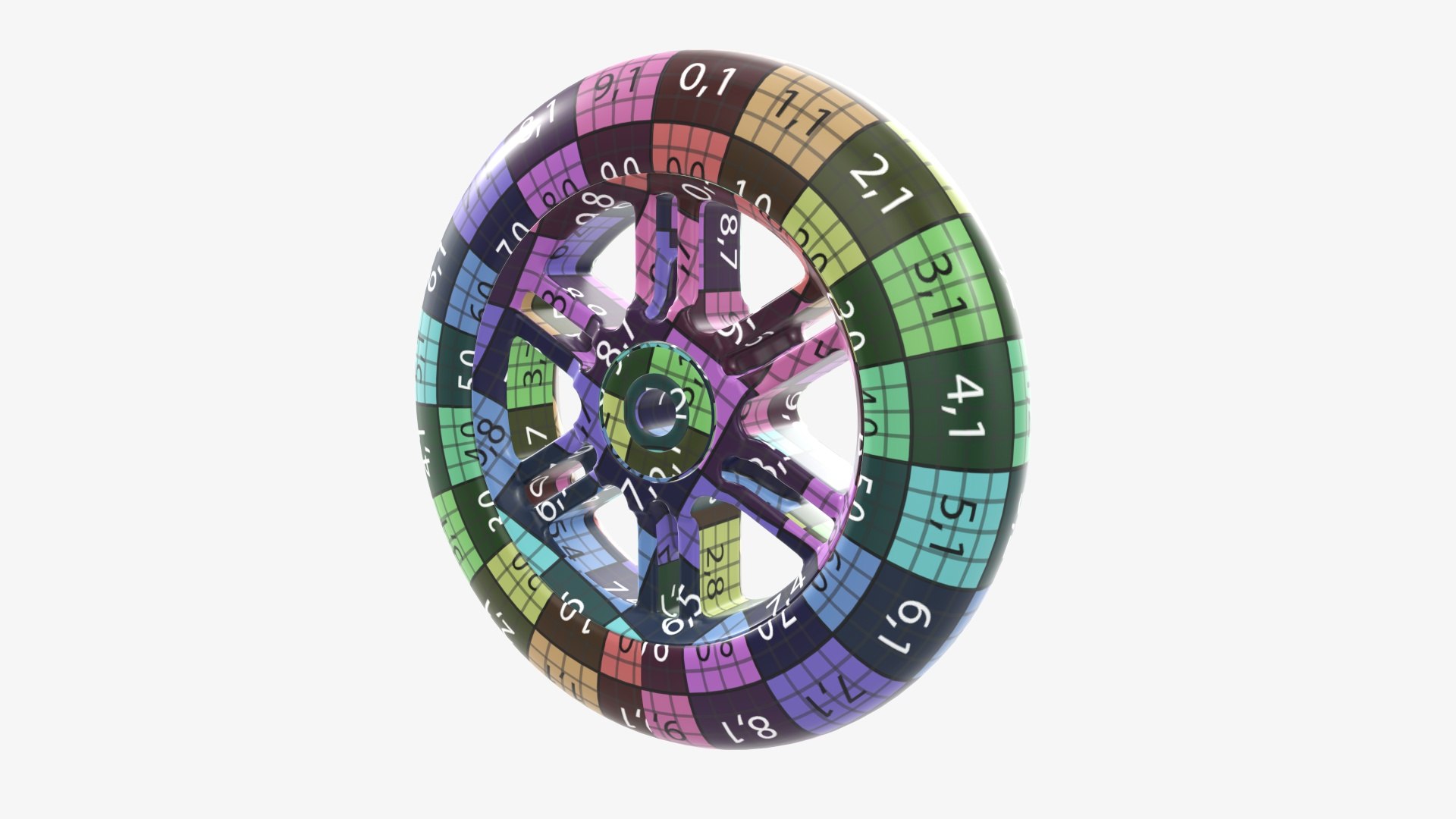 3D roller skate wheel model - TurboSquid 1686088