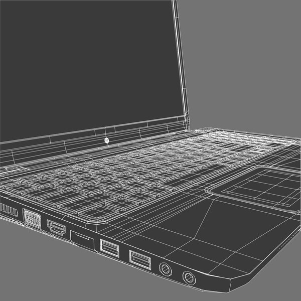 3d model hp notebook