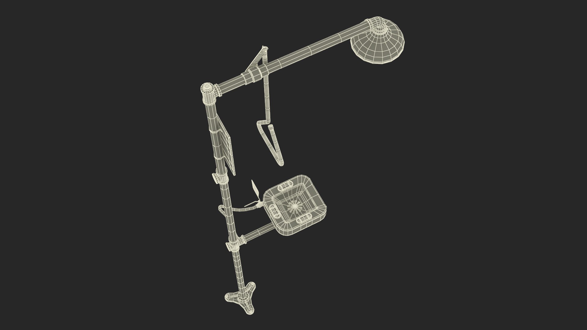 3D Safety Shower Station Red - TurboSquid 2061190