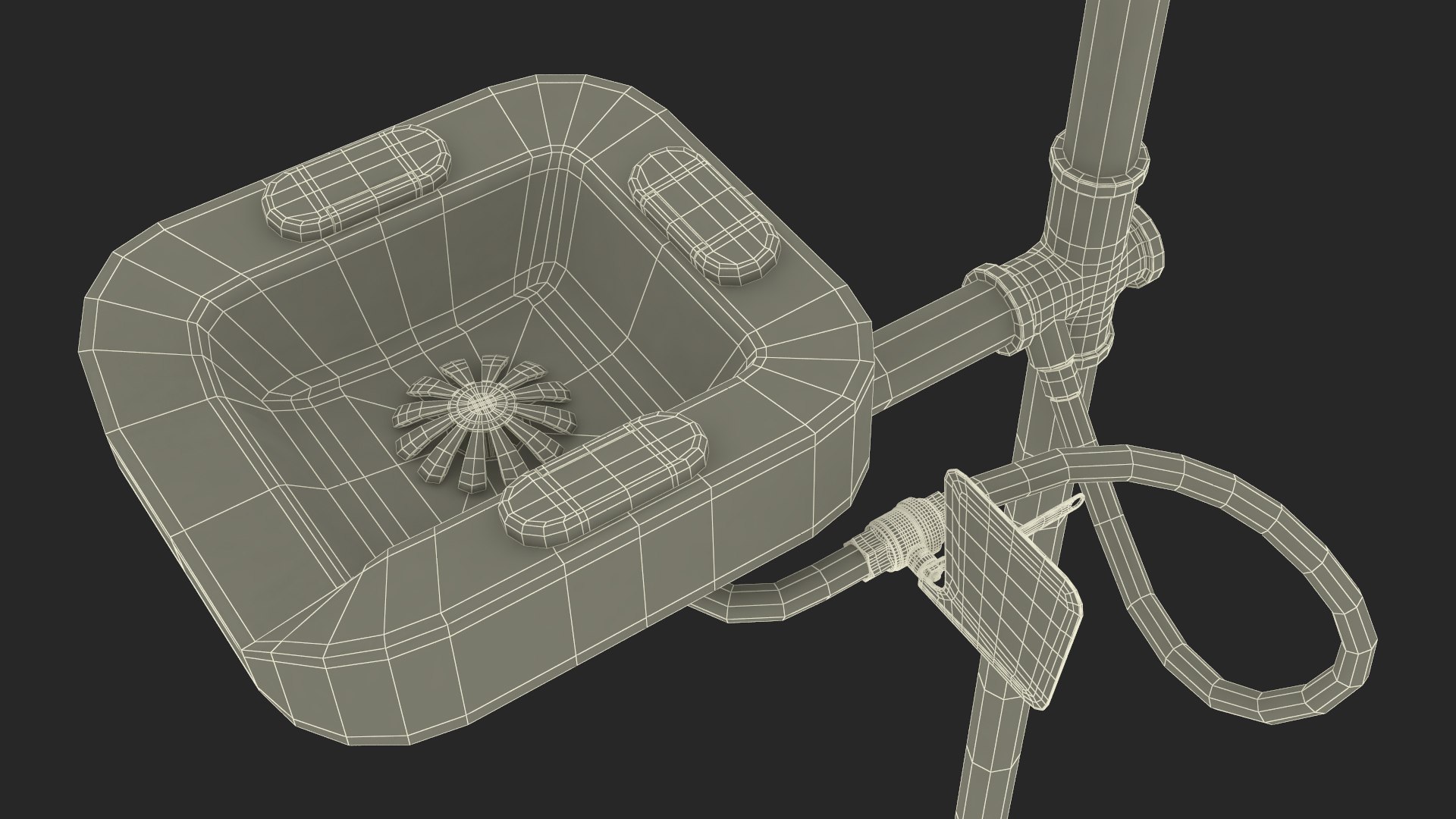 3D Safety Shower Station Red - TurboSquid 2061190