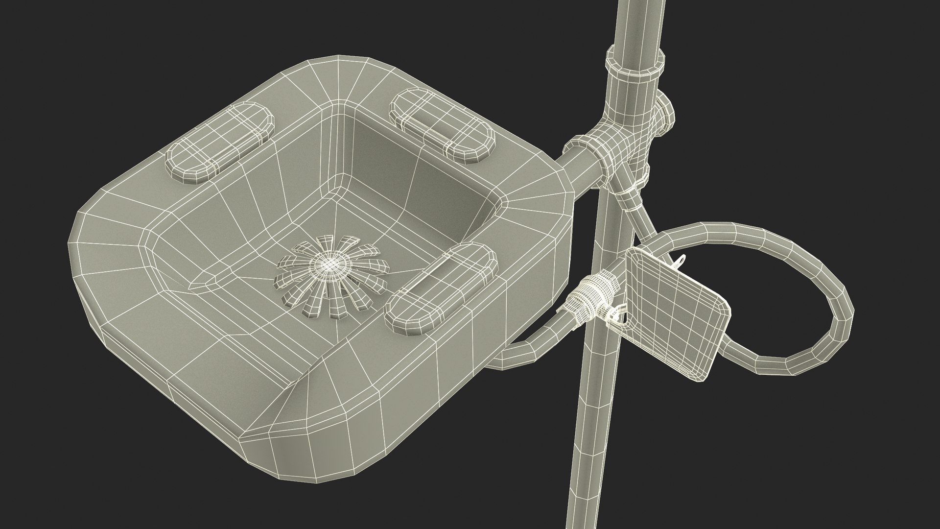 3D Safety Shower Station Red - TurboSquid 2061190