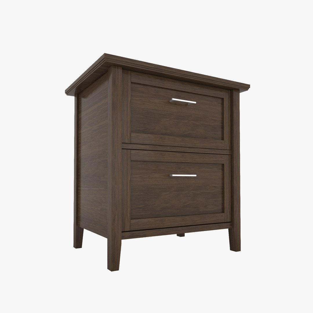 Modern bedside table model - TurboSquid 1589448